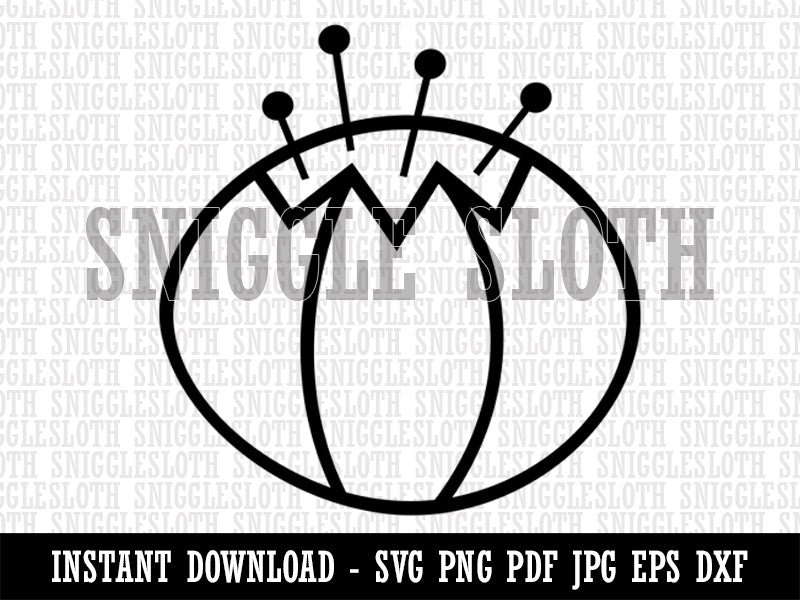 Pin Cushion Sewing Clipart Instant Digital Download SVG EPS - Etsy