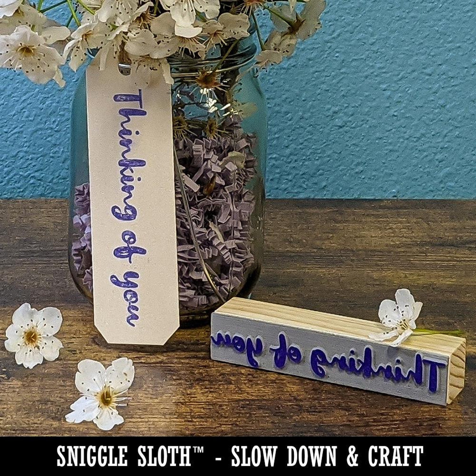 Get Well Soon Cursive Script Rectangle Rubber Stamp for | Etsy