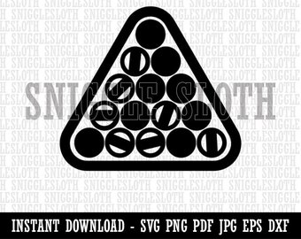 Pool Balls Svg - Etsy