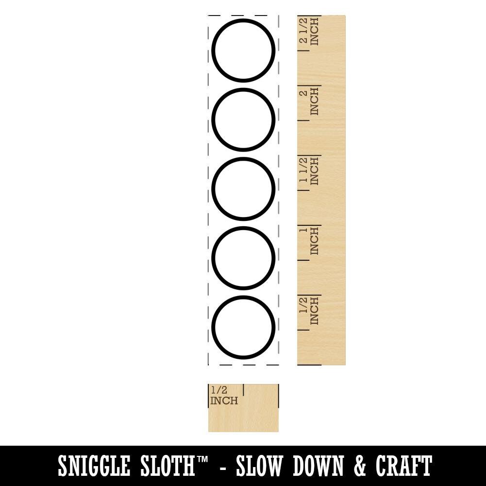 Circle Check Box List Bullets Vertical Rectangle Rubber Stamp - Etsy
