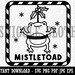 Christmas Mistletoe Mistletoad Pun Clipart Instant Digital - Etsy
