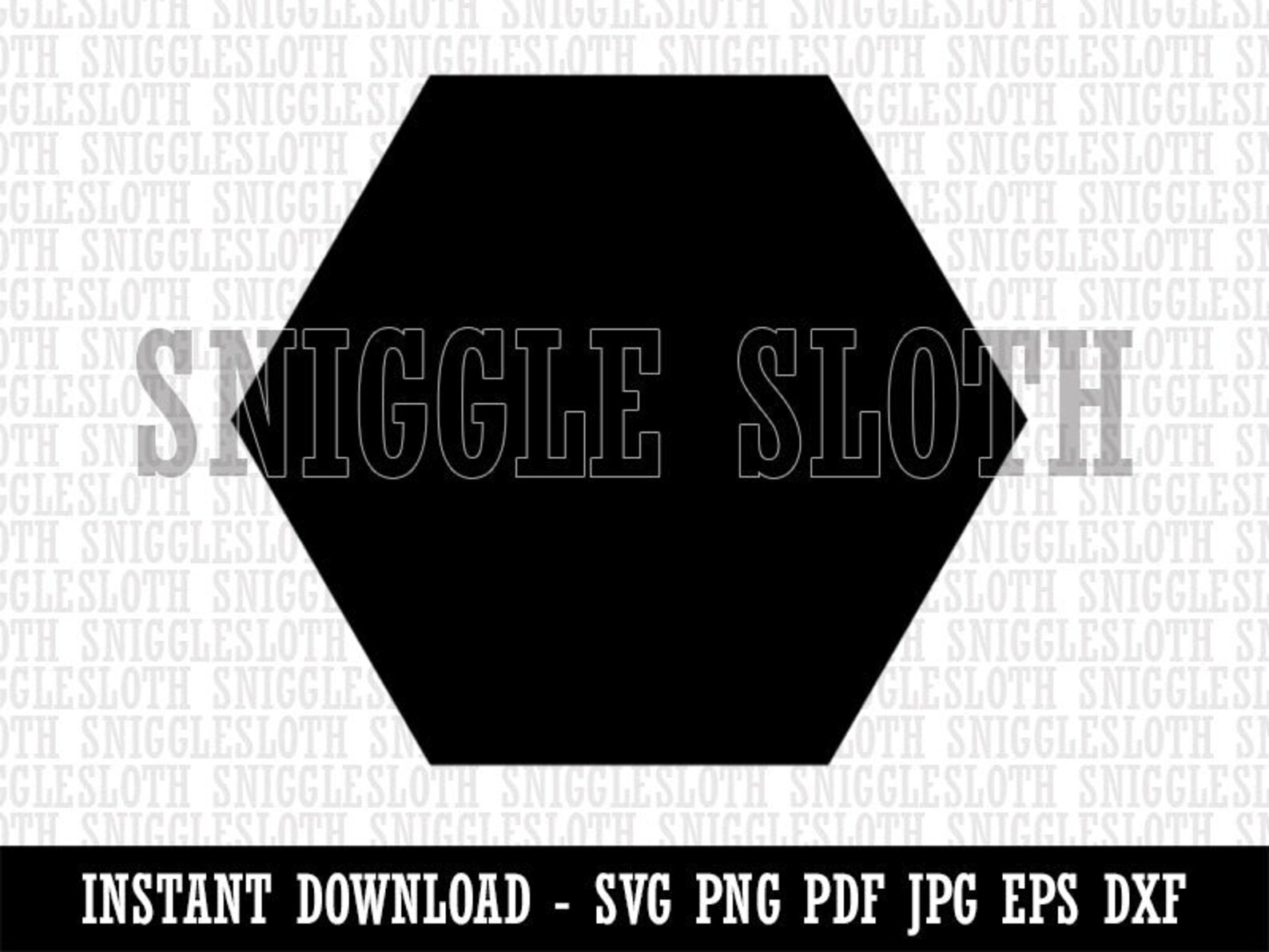 Polygon Solid Clipart Instant Digital Download SVG EPS PNG Pdf | Etsy
