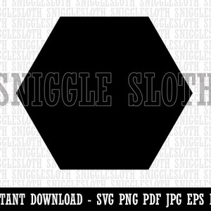 Polygon Solid Clipart Instant Digital Download SVG EPS PNG Pdf | Etsy