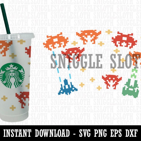 Space Invaders Svg - Etsy