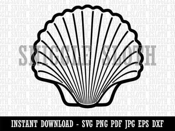 Scallop Shell Clip Art