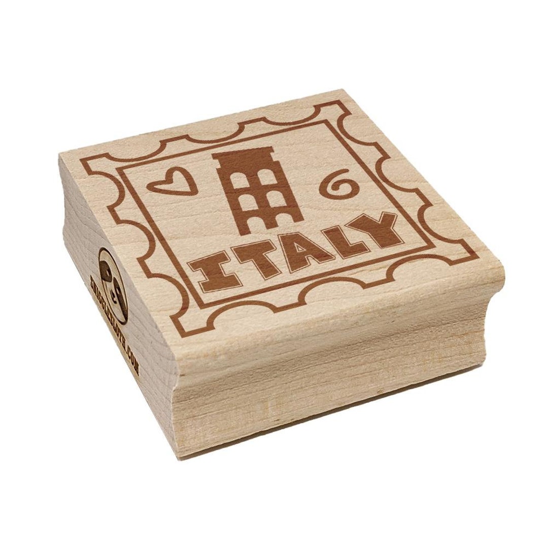 Italy Passport Travel Square Rubber Stamp for Stamping Crafting - Etsy