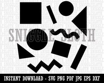 I Love the 80s V2 Monogram Black Cutting Files Svg Png Jpg - Etsy