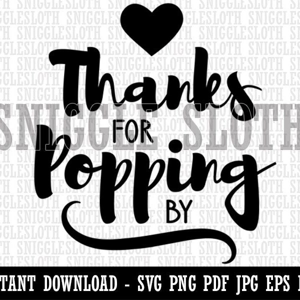 Thanks for Popping By - Etsy