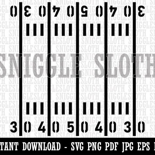 Football Field Yard Lines Svg - Etsy