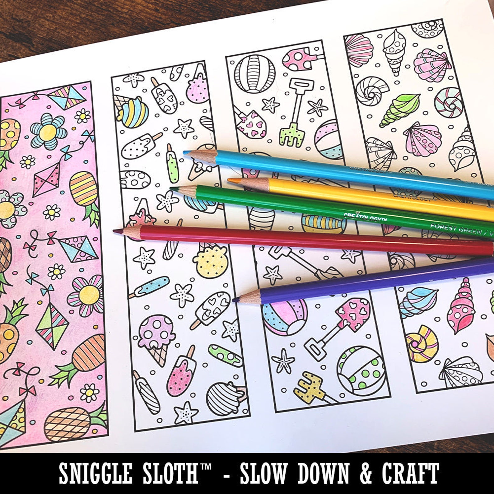Fun Cats Coloring Bookmarks Instant Digital Download Print - Etsy