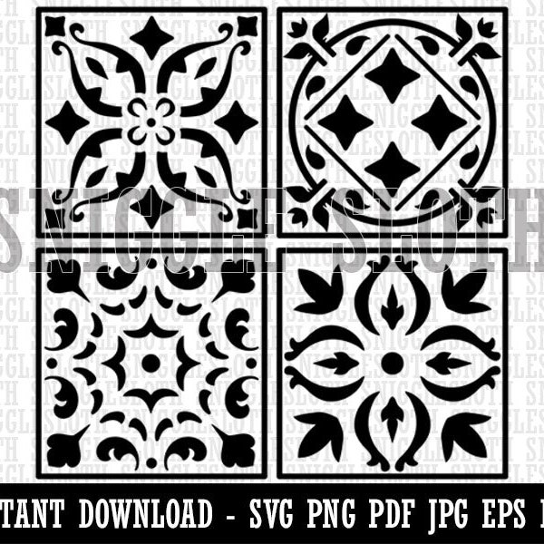 Mosaic Tile Svg - Etsy