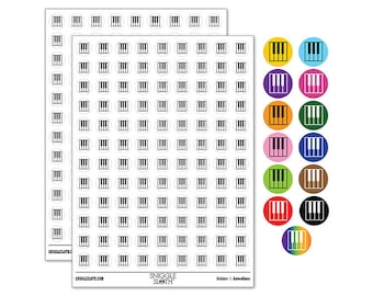 Piano Keys Vinyl Decal Sticker - Etsy
