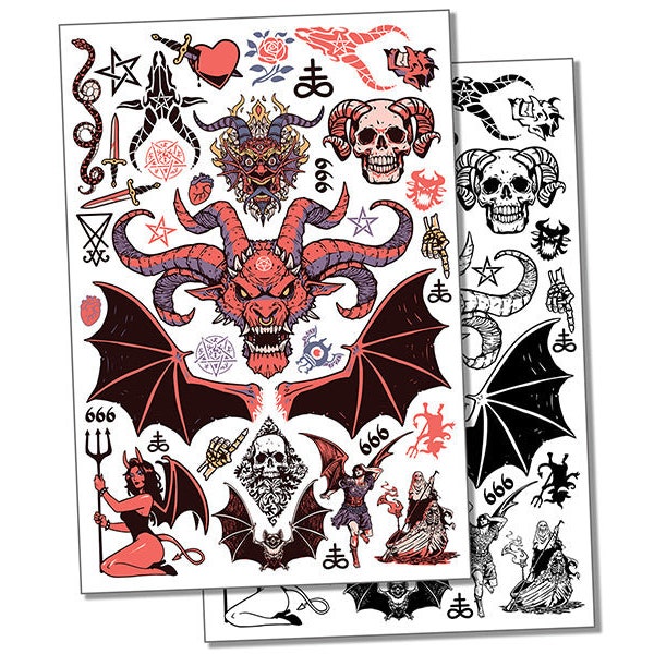 Large Temporary Tattoo - Etsy