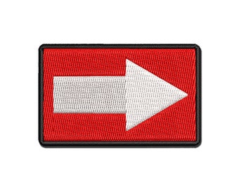 Metallic Embroidery & Black Felt Arrow Sergeant Patch Iron - Etsy