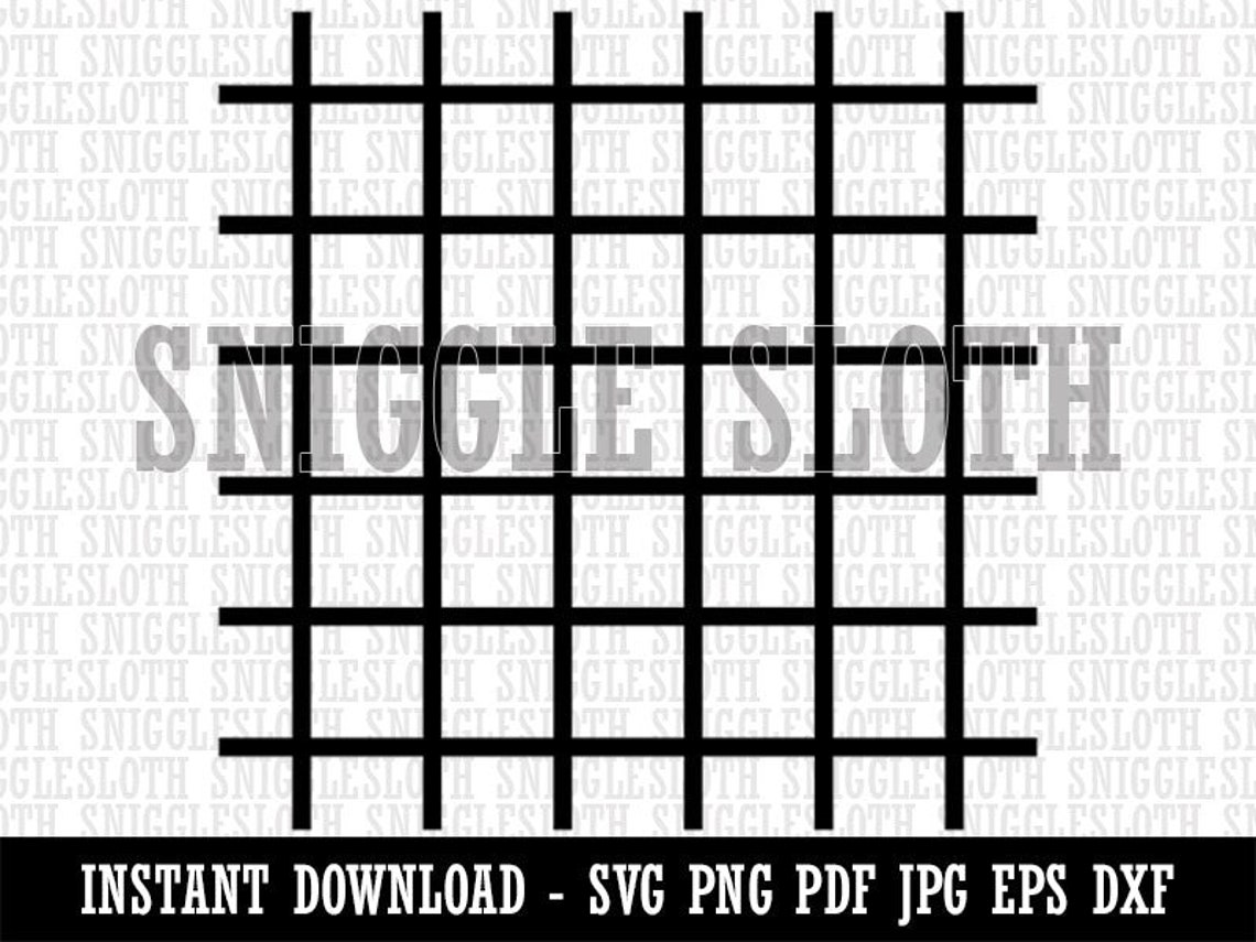 Grid Lines Clipart Instant Digital Download SVG EPS PNG Pdf Ai | Etsy