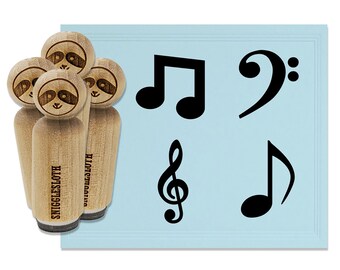 Musical Notes Stamp - Etsy