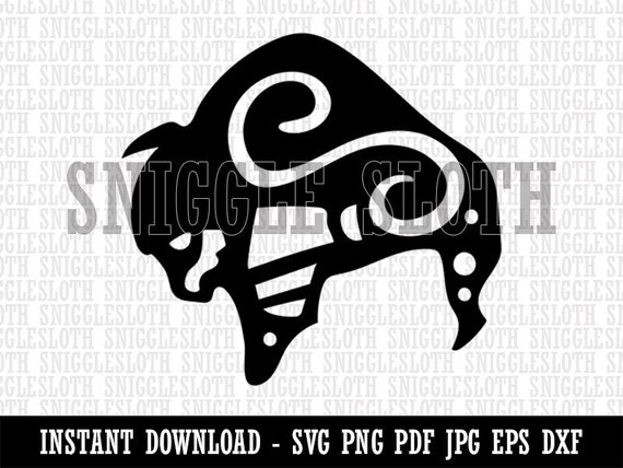 Native American Buffalo Clipart Png