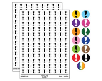 Exclamation Point Mark Symbol Vinyl Decal Sticker Punctuation - Etsy