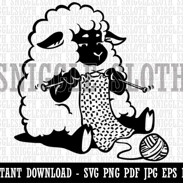 Knitting Clipart - Etsy