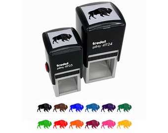 Bison Self-inking Stamp - Etsy