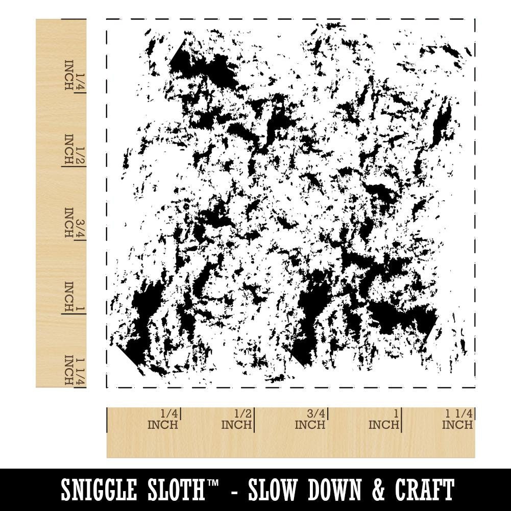 Distressed Splatter Background Square Rubber Stamp for | Etsy
