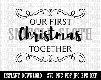 Our First Christmas Svg | Etsy
