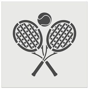 Tennis Rackets Crossed Ball Racquet Sports Wall Cookie DIY Craft ...