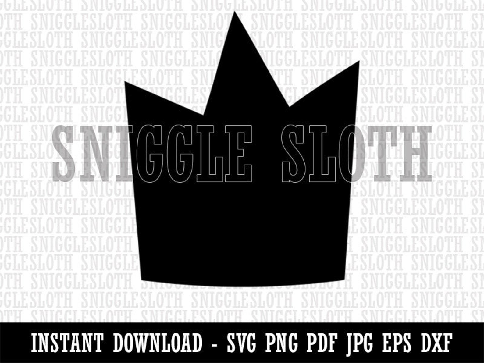 Silly Crown Clipart Instant Digital Download SVG EPS PNG Pdf | Etsy