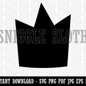 Silly Crown Clipart Instant Digital Download SVG EPS PNG Pdf Ai Dxf Jpg ...