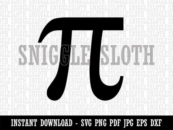 Pi Symbol Clipart Instant Digital Download SVG EPS PNG Pdf Ai | Etsy