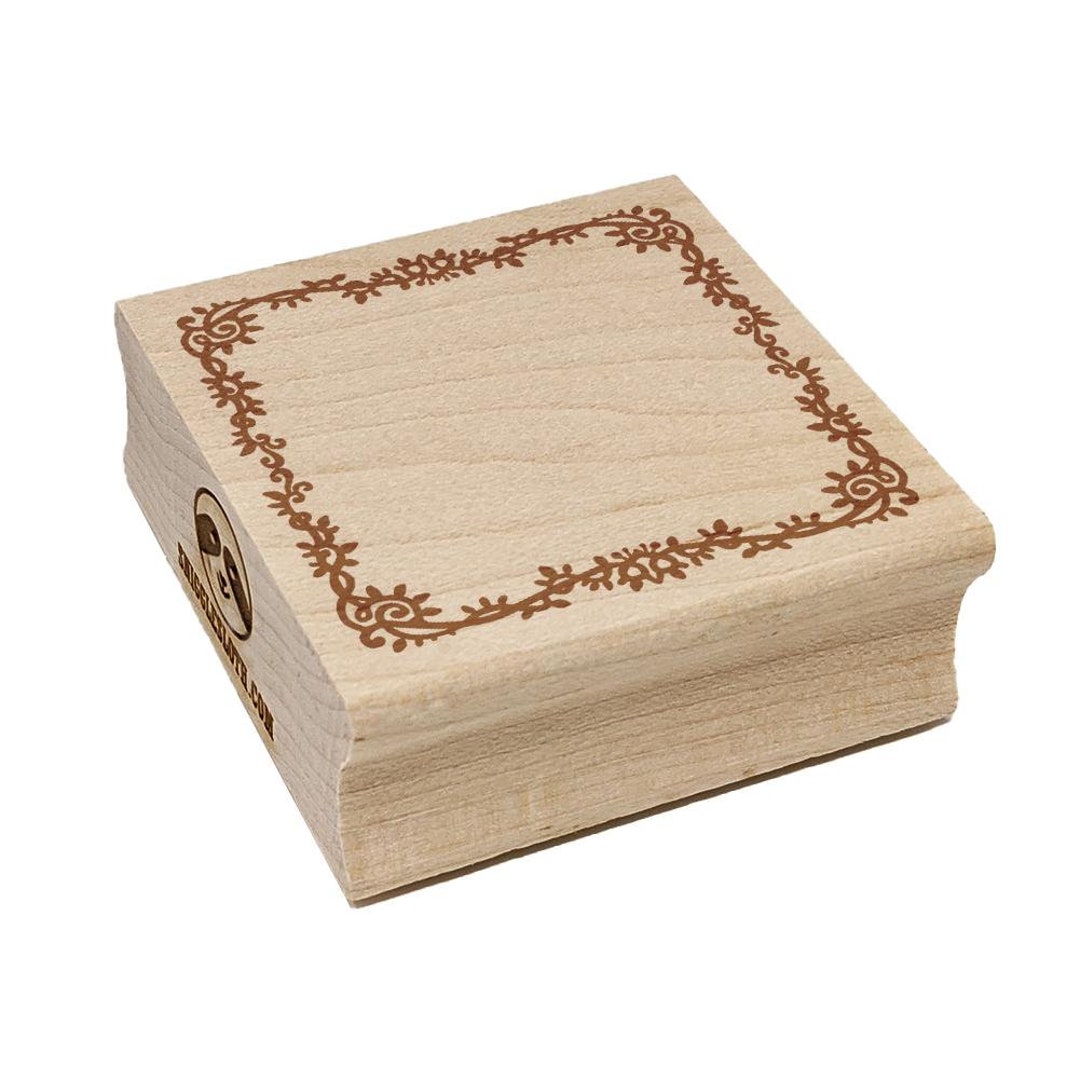 Decorative Ivy Frame Square Rubber Stamp for Stamping Crafting - Etsy
