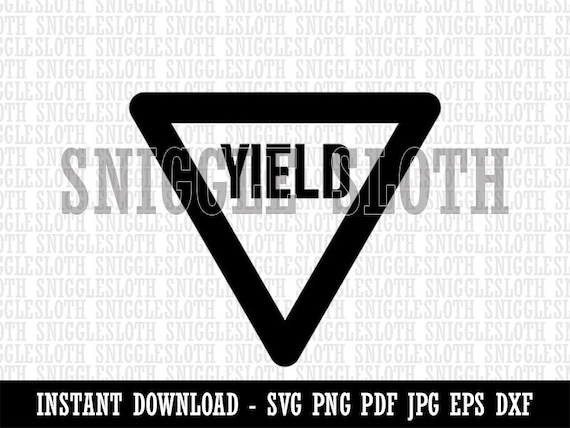 Yield Sign Clipart