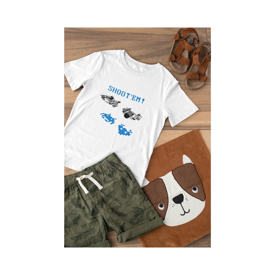 Old School Retro Video Game T Shirts space - Etsy