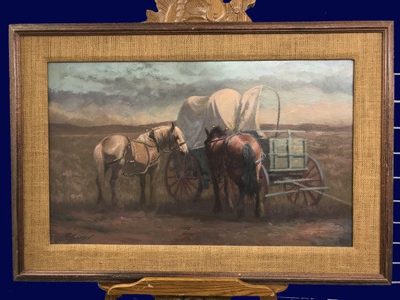 Original Signed Roy george Leroy Hampton Oil Painting of a | Etsy