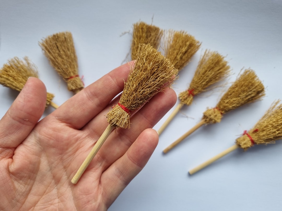 Mini Witch Broom Straws,halloween Decoration,home Decor,miniature Straw ...