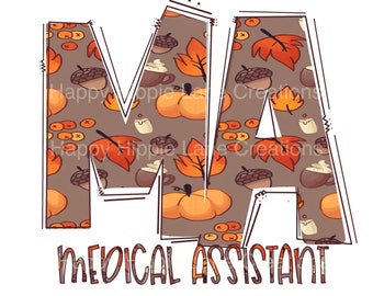 Fall Medical Assistant Svg - Etsy