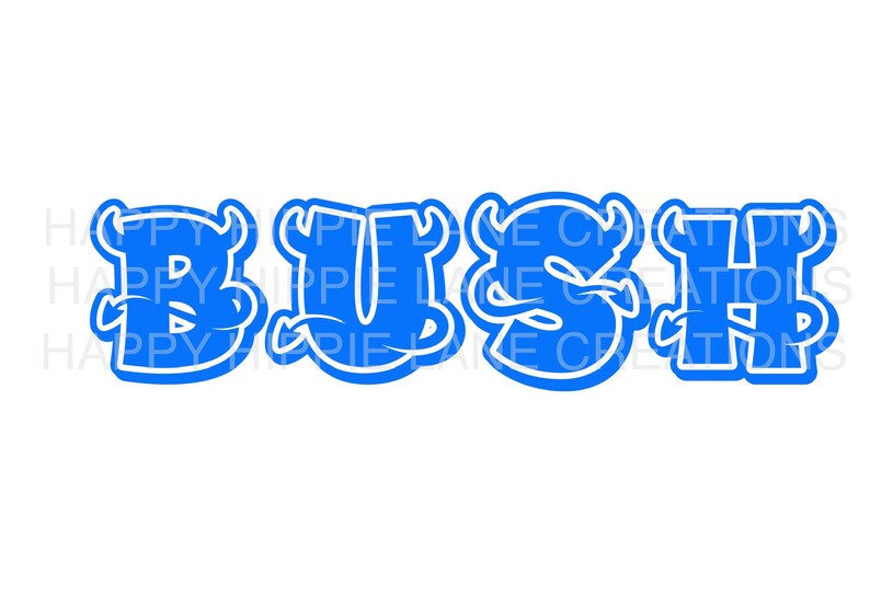 Bush Blue Devils PNG - Etsy