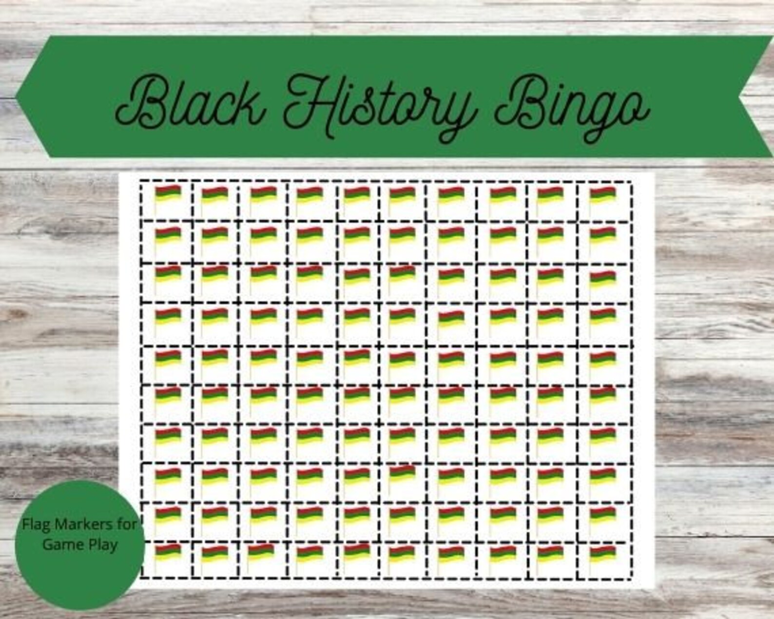 Black History Bingo, African American Bingo, Bingo Game for Black ...