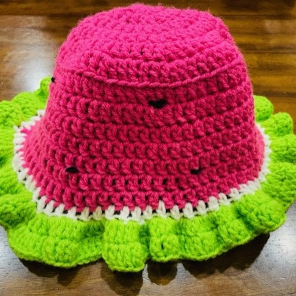 Watermelon Hat - Etsy
