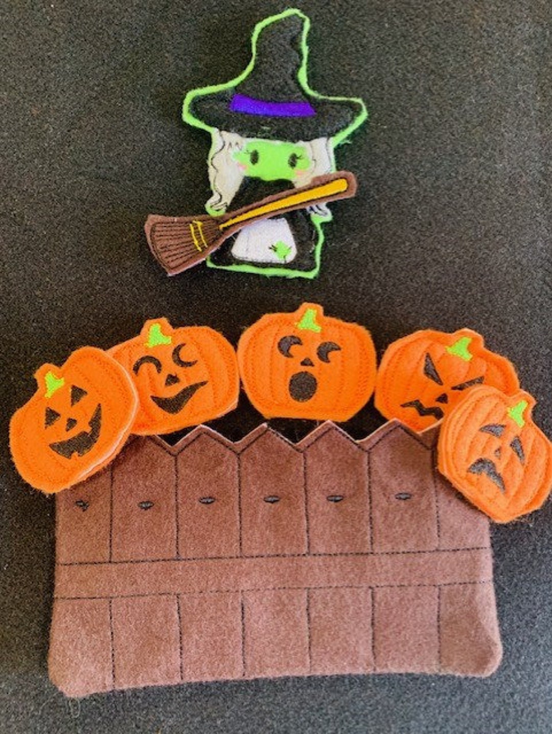 5 Little Pumpkin Finger Puppet Set| 5 Little Pumpkin Felt Board Set ...