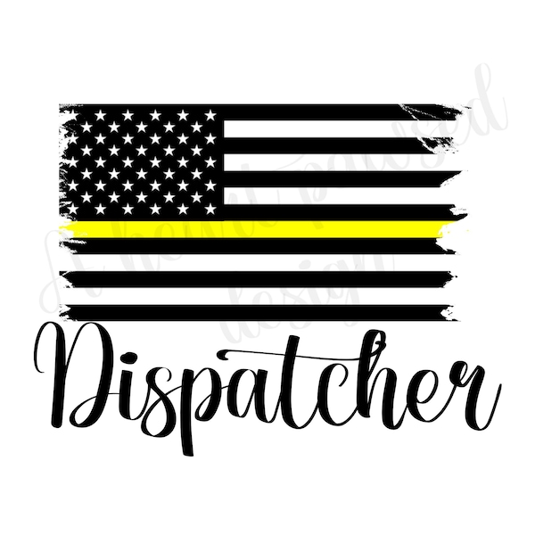 Dispatcher Flag Svg - Etsy