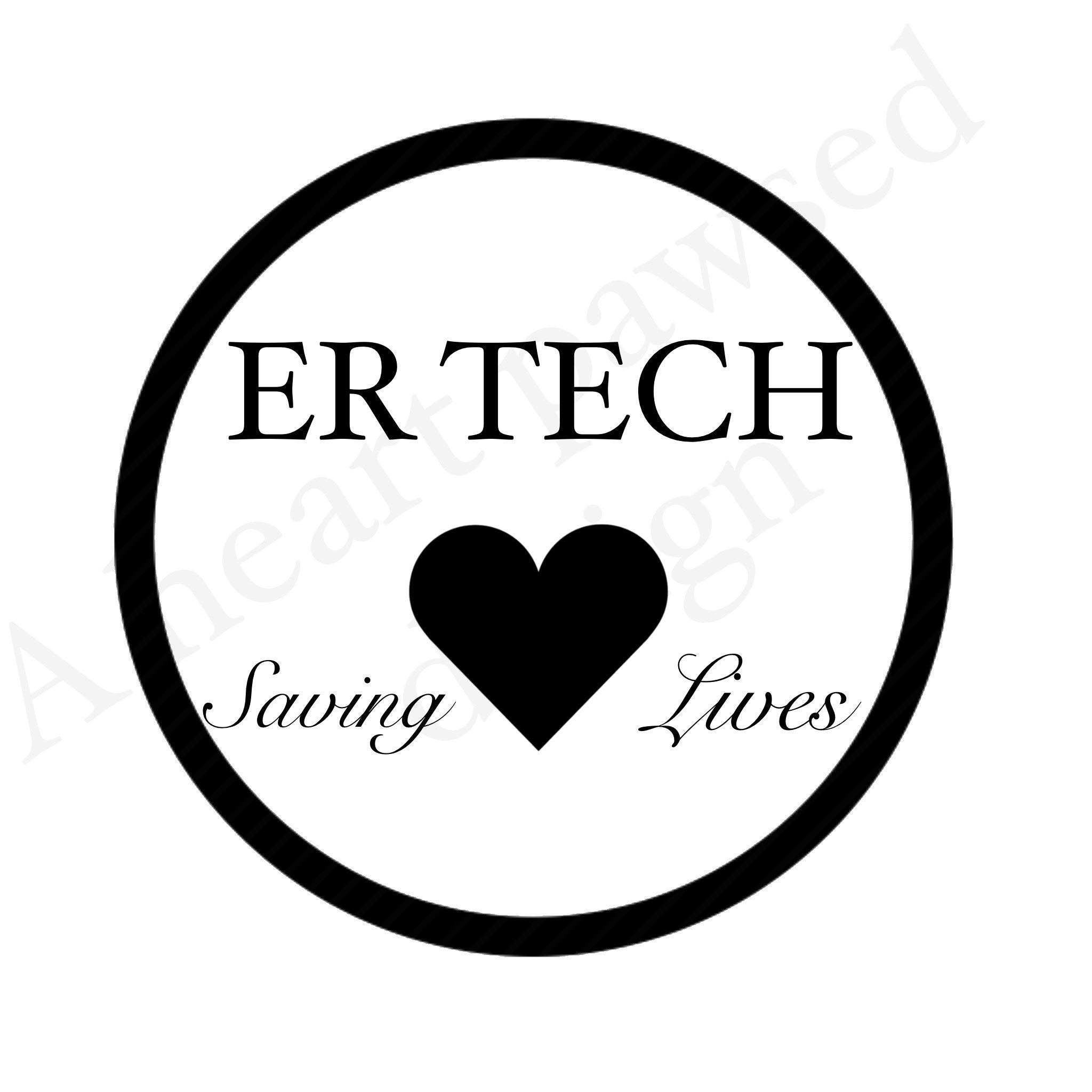 ER Technician SVG Cut Image - Etsy