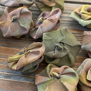 Vintage Mesh Wire Rose Flowers; Wire Rosettes With Metallic Shimmer - Etsy