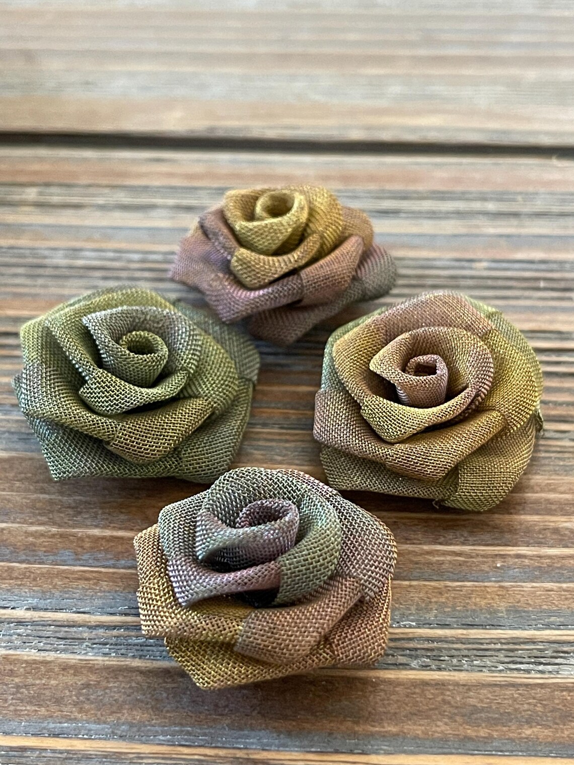 Vintage Mesh Wire Rose Flowers; Wire Rosettes With Metallic Shimmer - Etsy