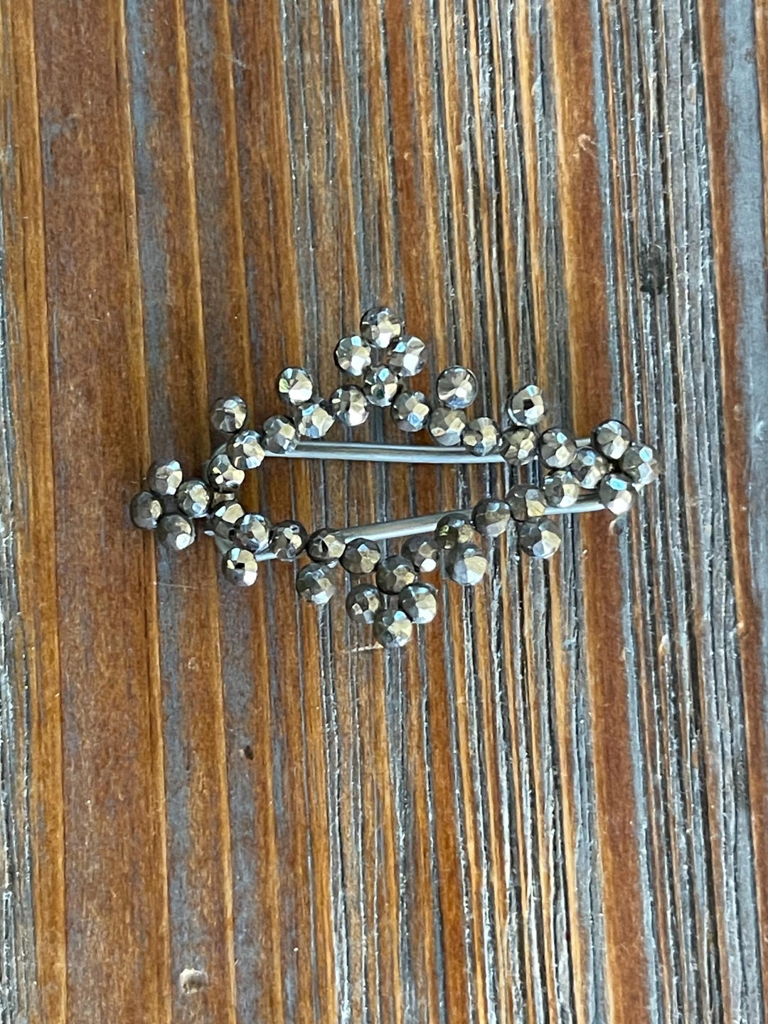 Victorian Cut Steel Barrette Antique Cut Steel Hair Clip Victorian Hair ...