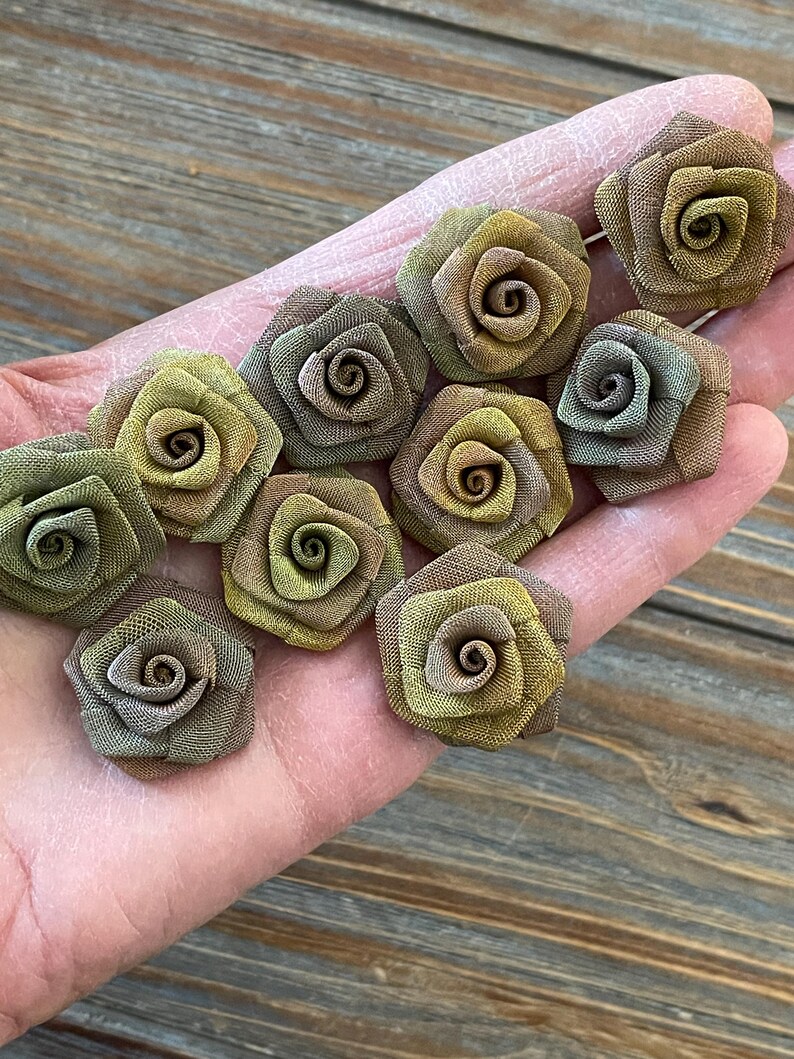 Vintage Mesh Wire Rose Flowers; Wire Rosettes With Metallic Shimmer - Etsy