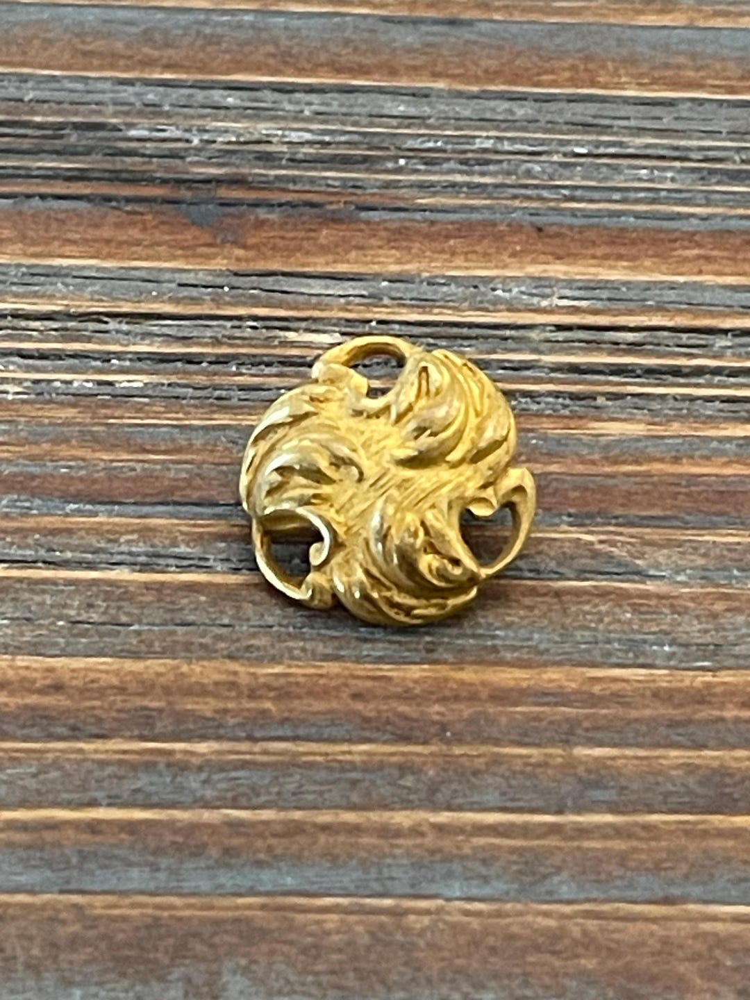 Art Nouveau Gilt Brass Button: Victorian Openwork Design (1/2") - Etsy