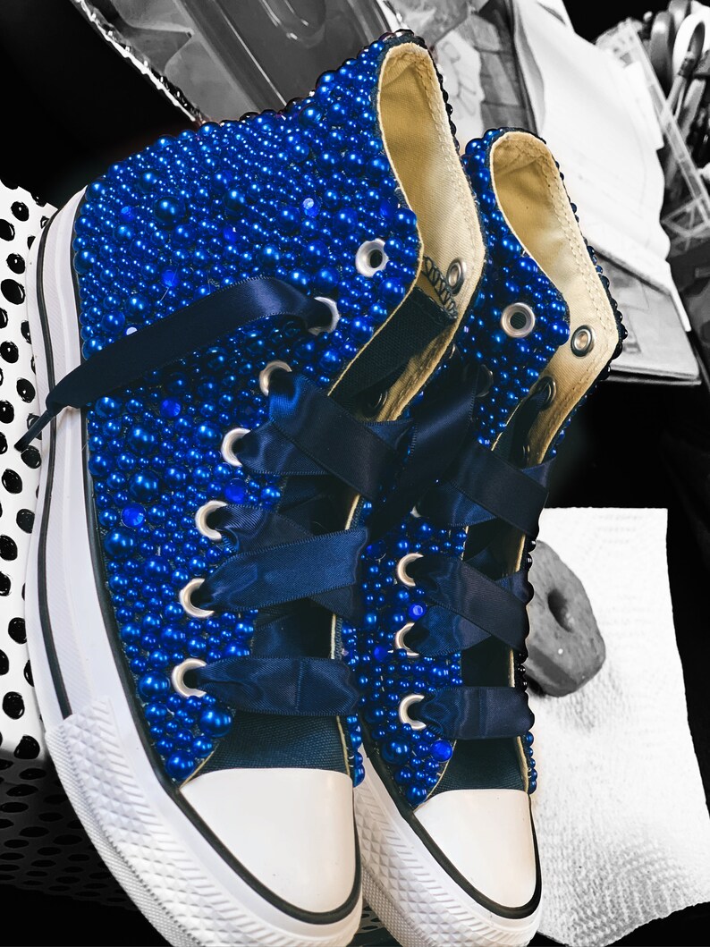 Blinged Converse - Etsy