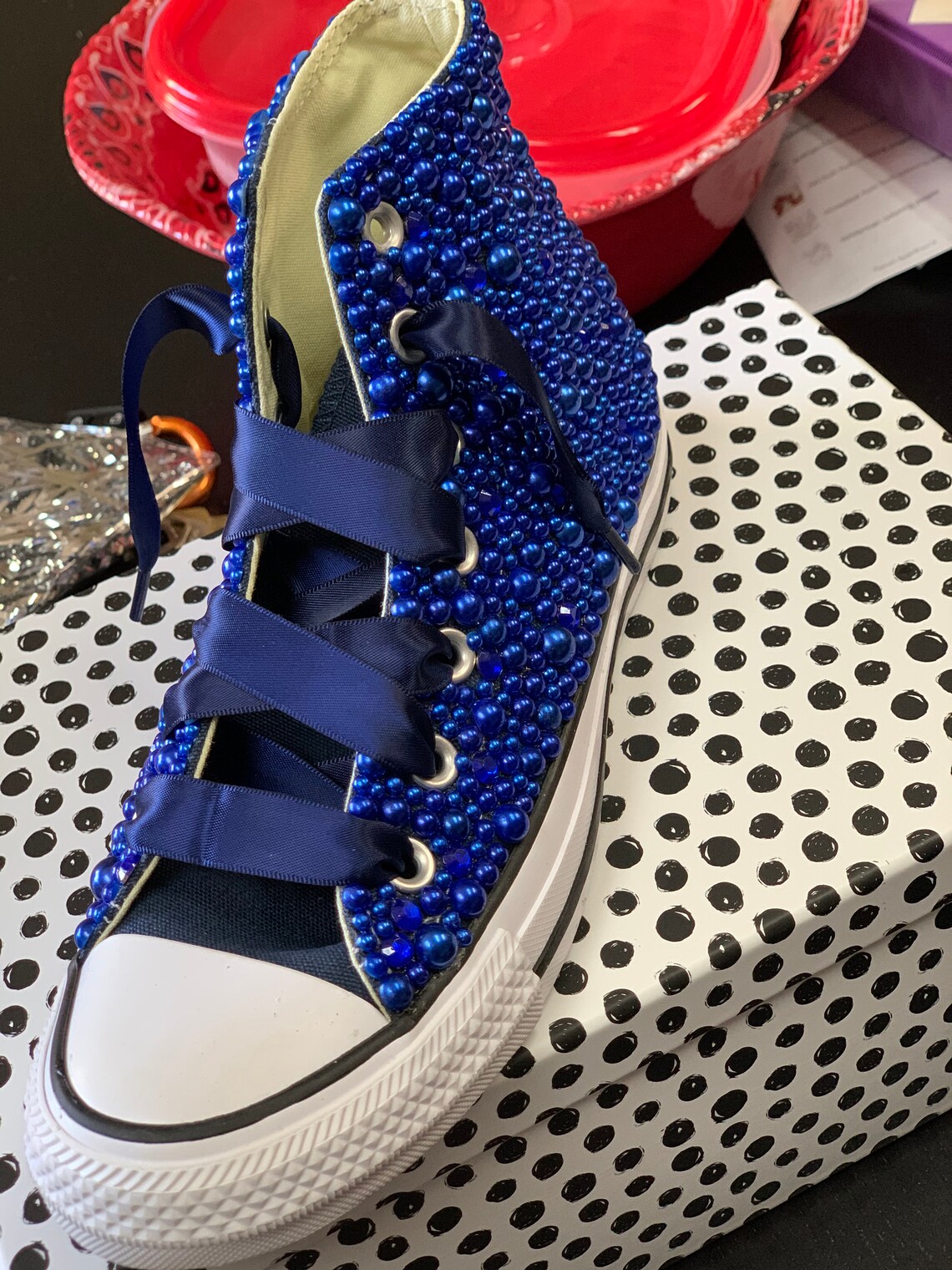 Blinged Converse - Etsy
