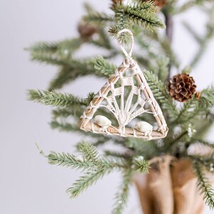 Christmas Tree Ornaments, Set of 6 Heart, Star, Tree/triangle, Turtle ...